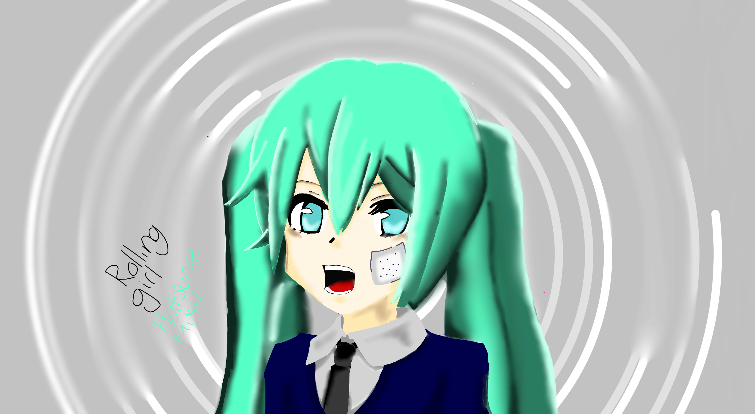 Rolling girl hatsune miku - ibisPaint