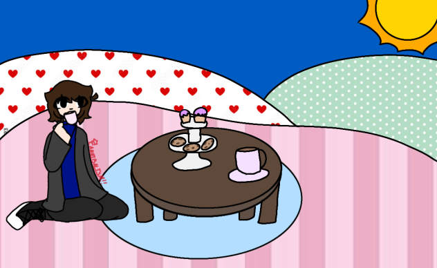 Tea party collab - ibisPaint