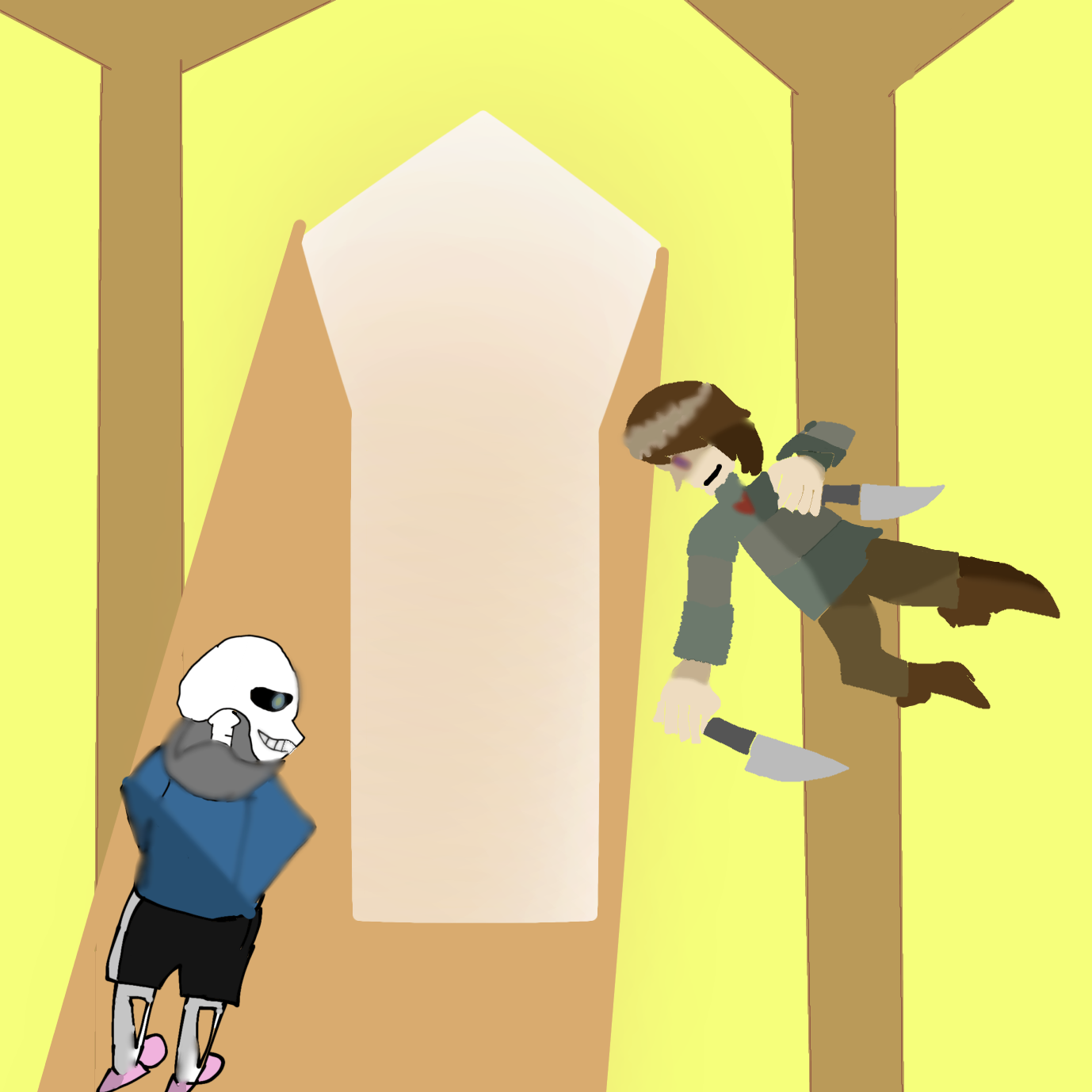 Sans vs Chara 2 - ibisPaint