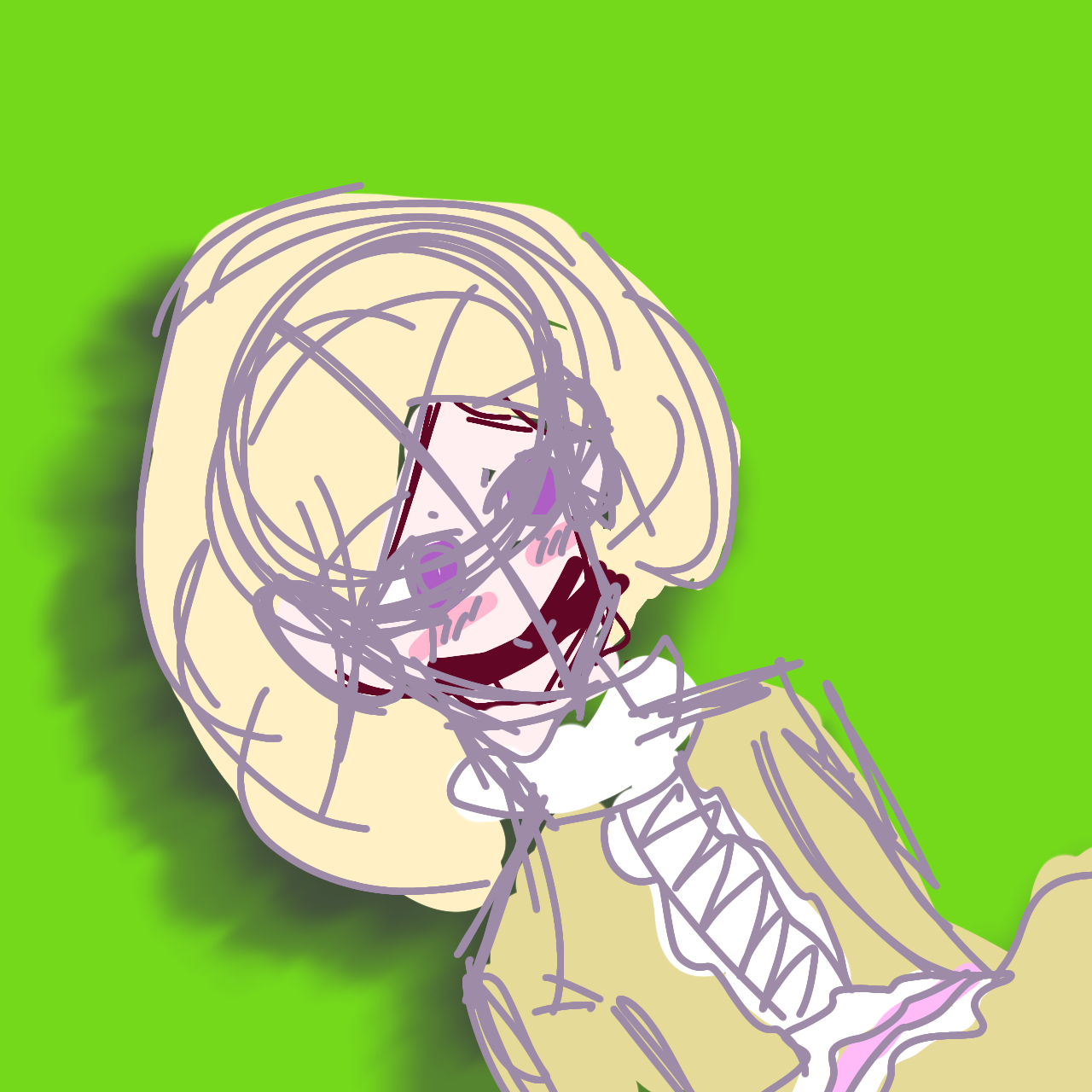 I'm back!(Withered Chica Drawing) - ibisPaint