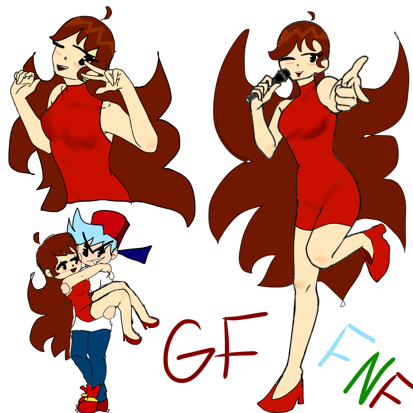 Girlfriend FNF - ibisPaint
