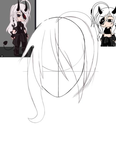 Unfinished devil bona fan art - ibisPaint