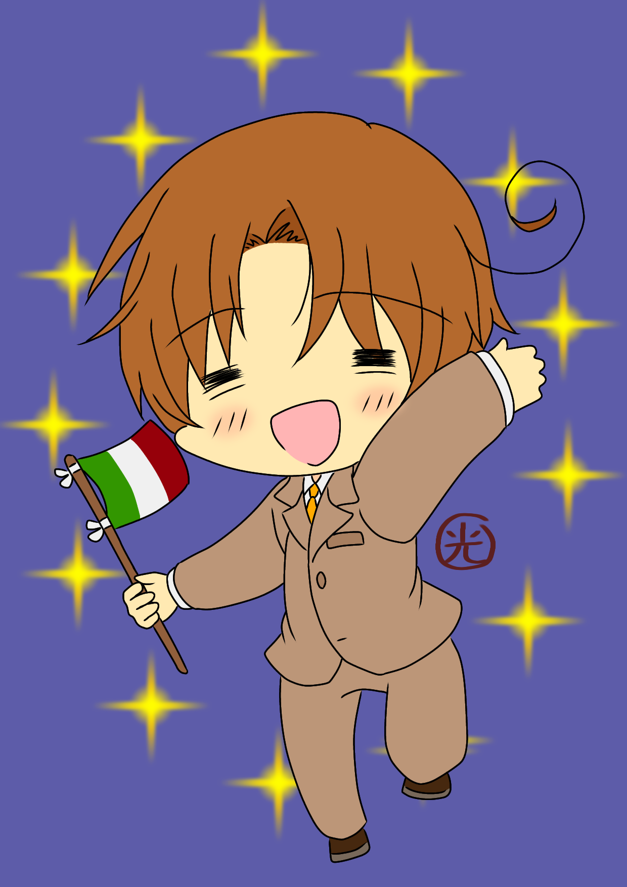 【二次創作】ヘタレなあの子【APH】 - ibisPaint