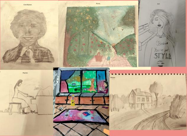 Collage of my paper sketches. - ibisPaint