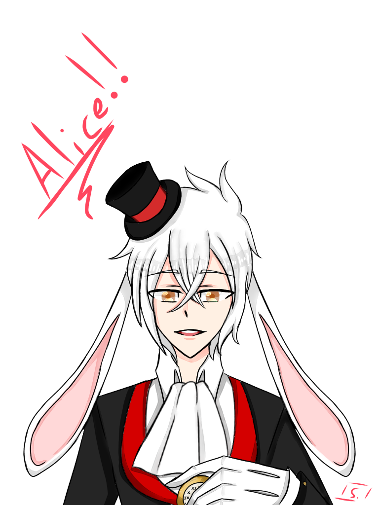 White Rabbit [OC] - ibisPaint