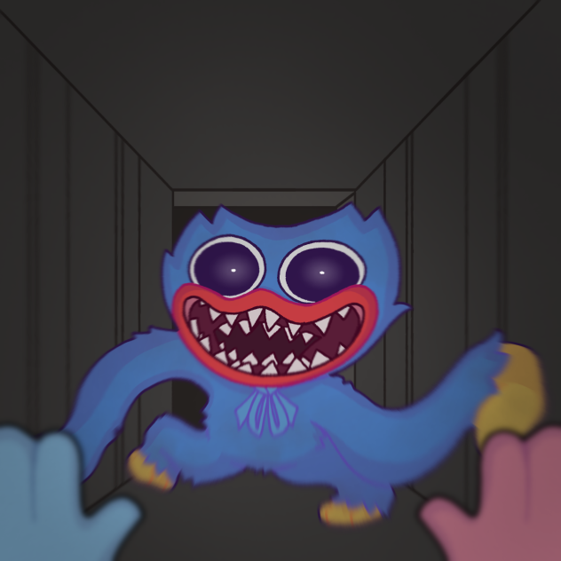 Running from huggy - ibisPaint