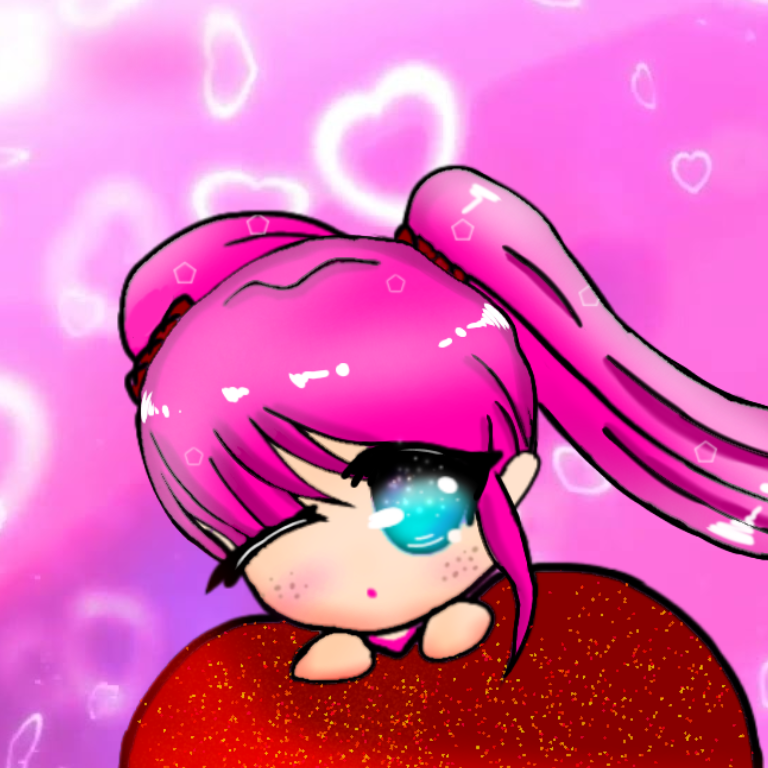 Girl hearts - ibisPaint