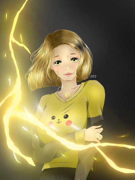 Denki Kaminari female - ibisPaint