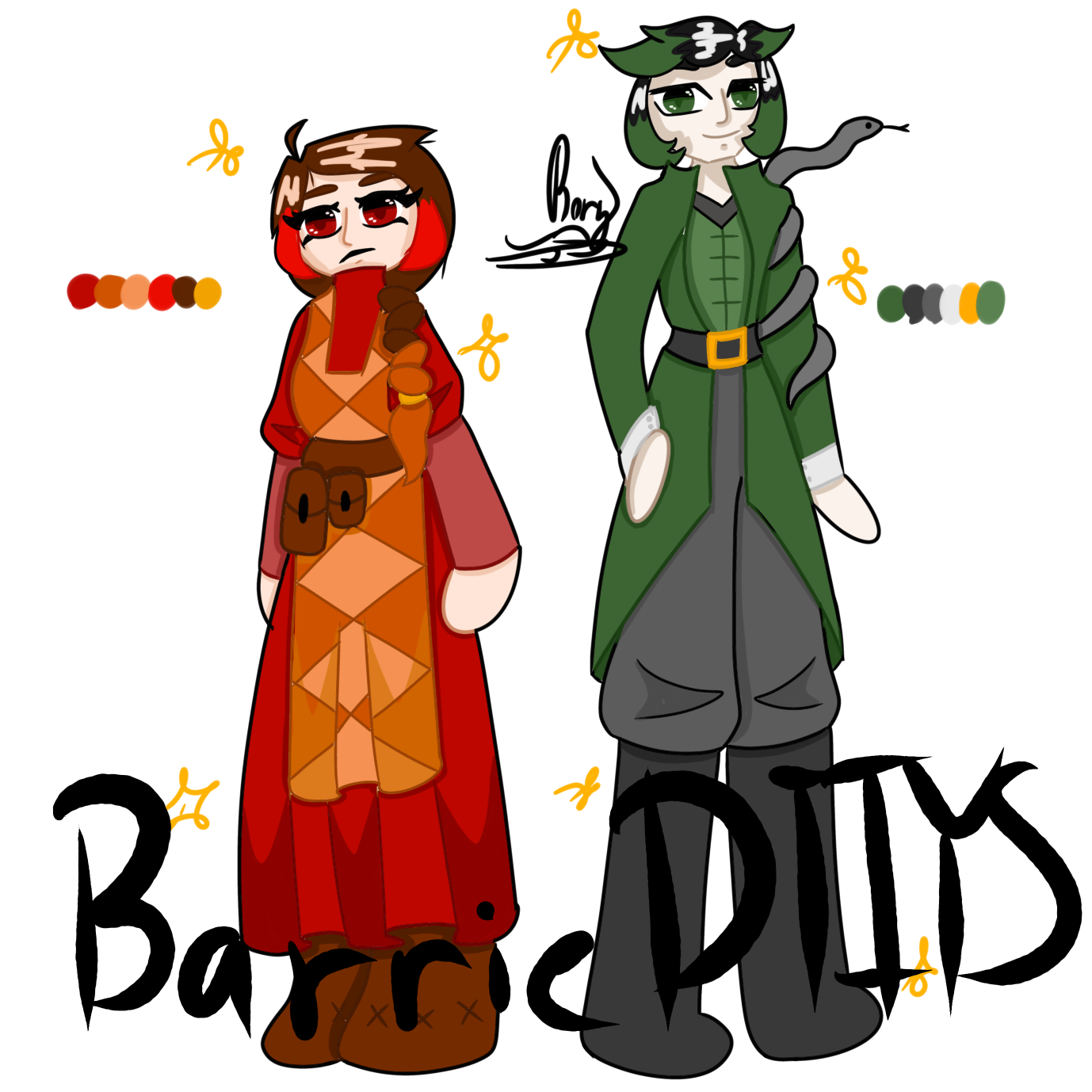 Bart and Carrie DTIYS!! - ibisPaint