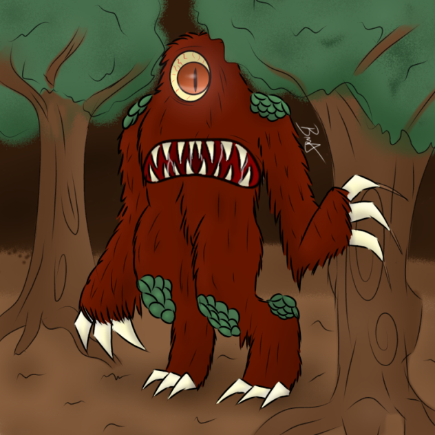 Mapinguari ( lenda brasileira) - ibisPaint