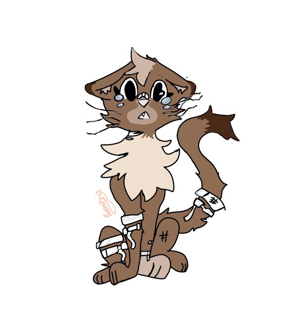 sad kitty - ibisPaint