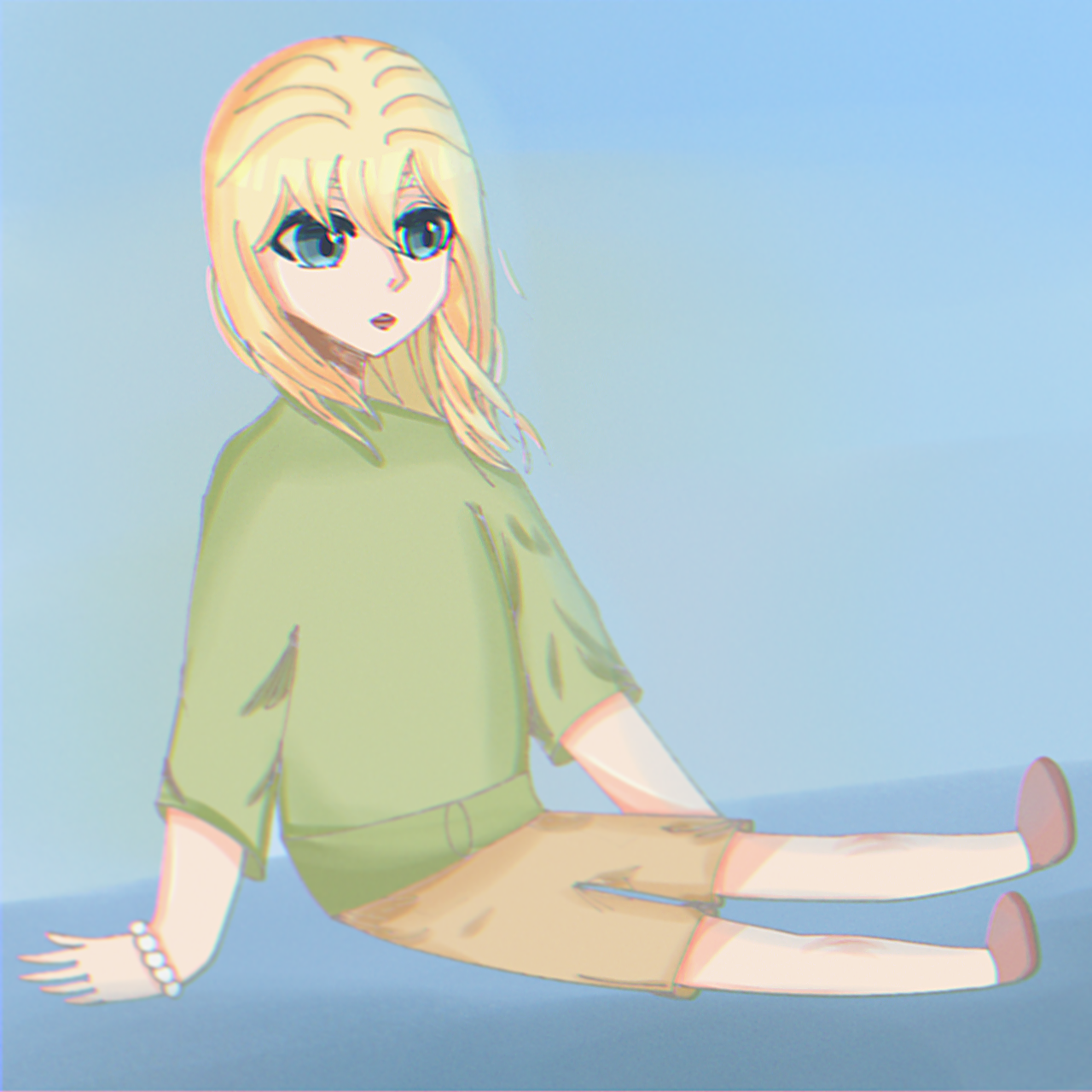 Just a little sit - ibisPaint