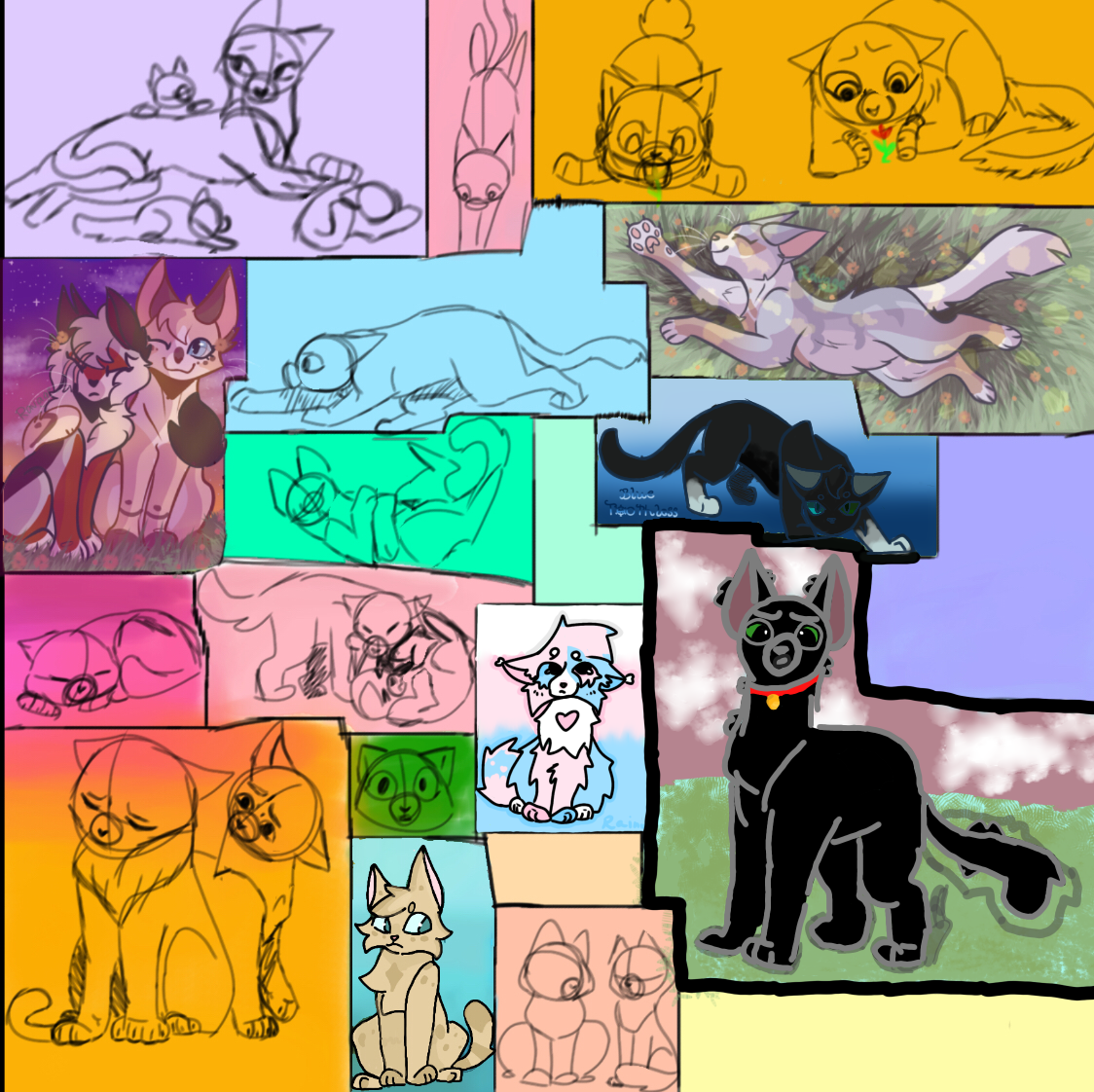 cat collab - ibisPaint