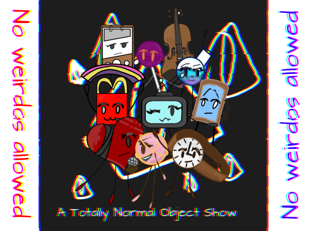 Cover for totally normal object show - ibisPaint
