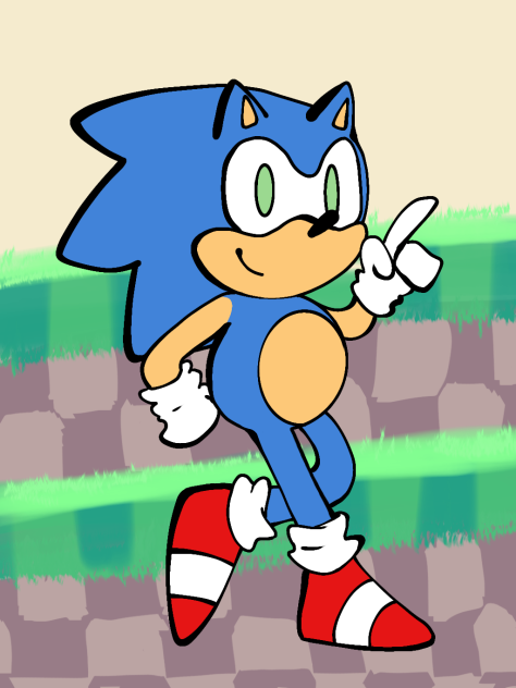 Sonic The Hedge - ibisPaint