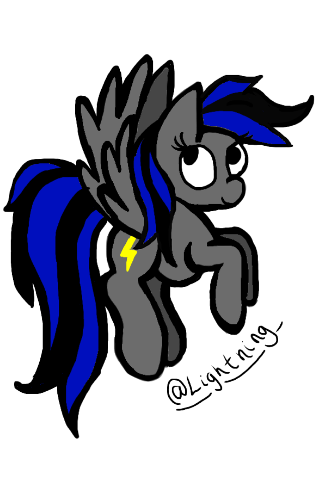 lightning- Pegasus oc - ibisPaint