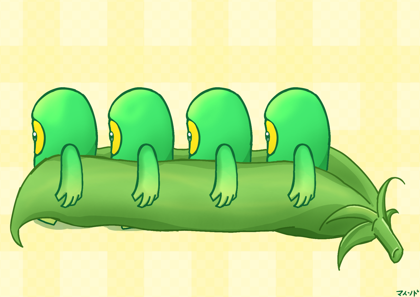 Pea train - ibisPaint