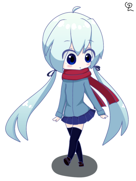 Snowy chibi - ibisPaint