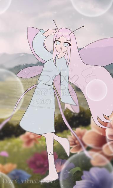 Day 6 an insect as an oc!! - ibisPaint