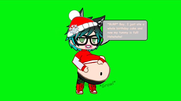 My Christmas Gacha Character Bloated - ibisPaint