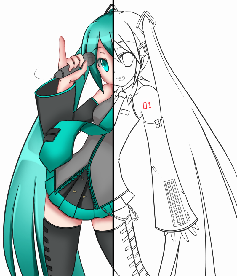 Hatsune Miku - ibisPaint