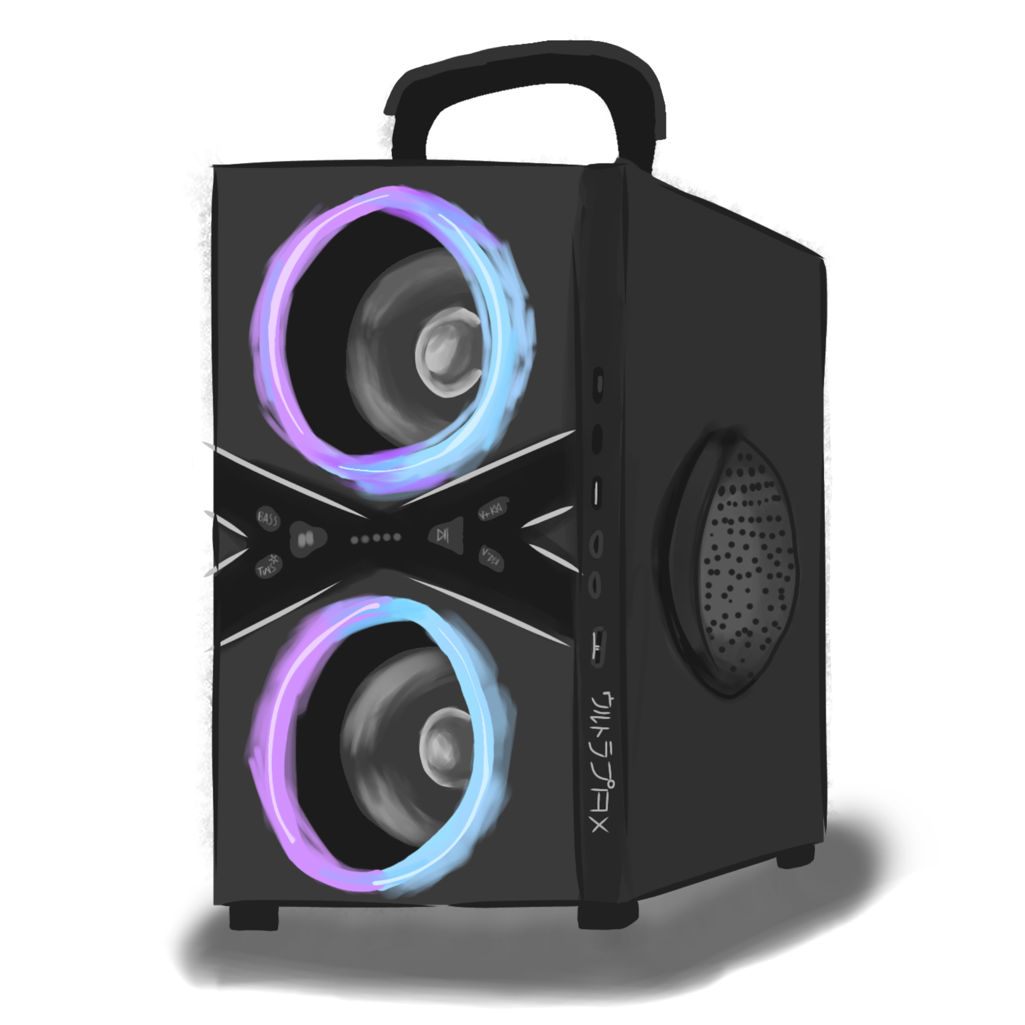 LED large speaker - ibisPaint