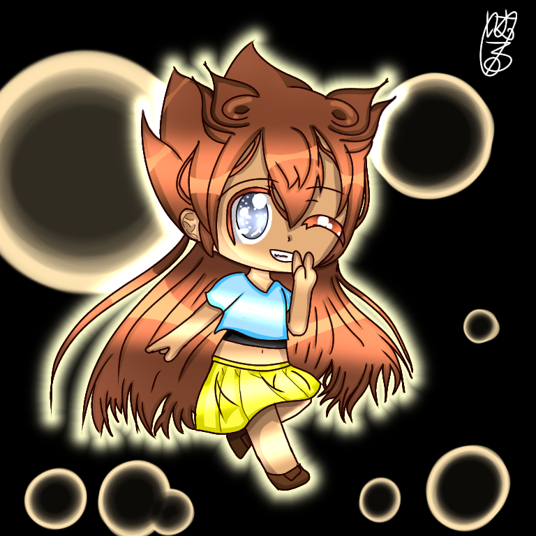 Tenma as a girl in Gacha life - ibisPaint