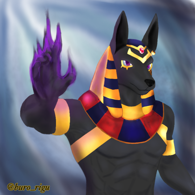 Anubis God of the Death ― アヌビス神 - ibisPaint