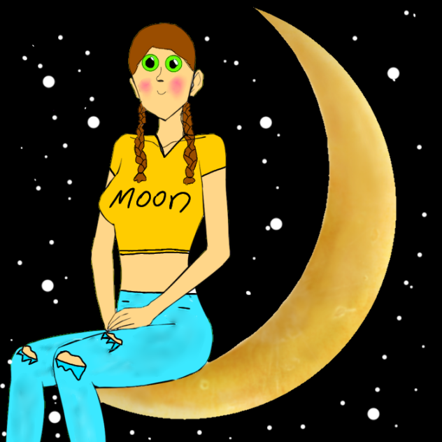 on the moon - ibisPaint
