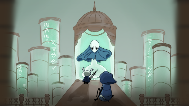 monomon the teacher - hollow knight - ibisPaint