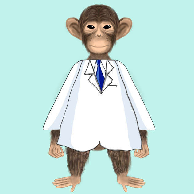 Doctor simio - ibisPaint