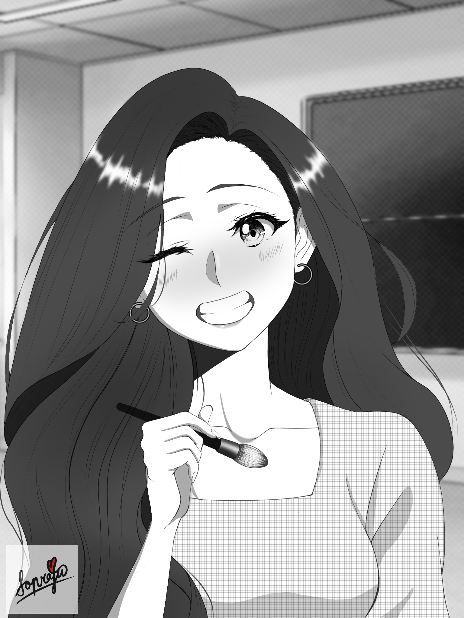 Jugyeong kim true beauty fanart - ibisPaint