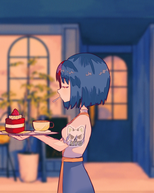 café worker - ibisPaint