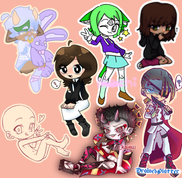 Character Collab pog - ibisPaint