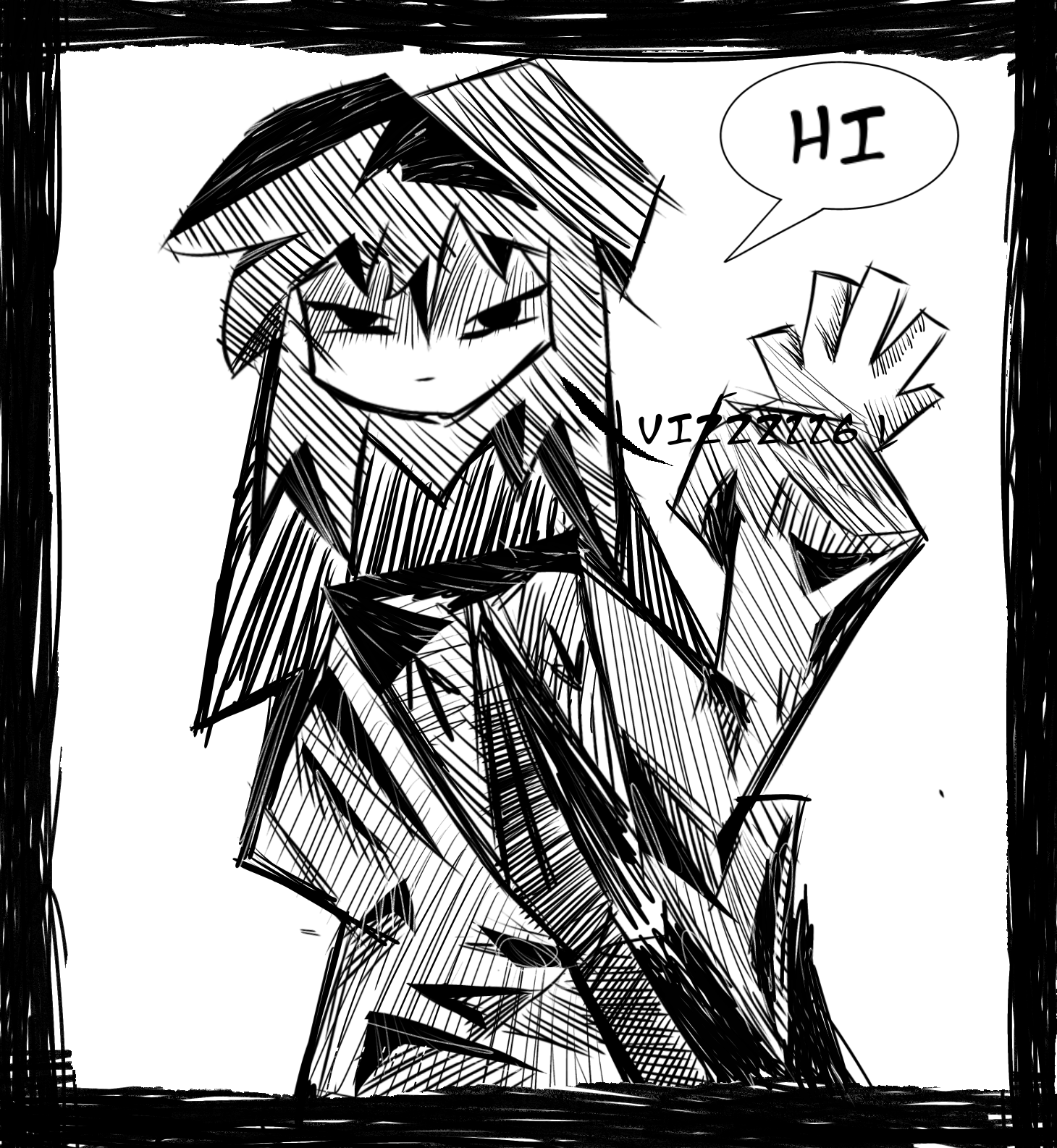 Chicken Scratch artstyle - ibisPaint