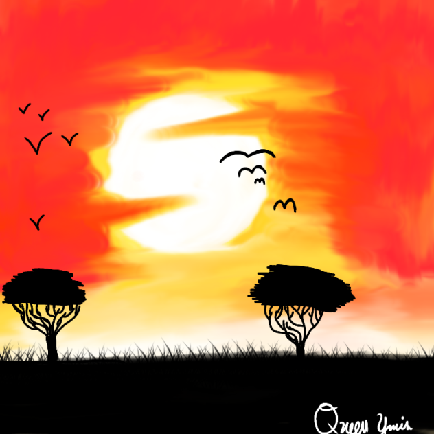 African Sunset - ibisPaint