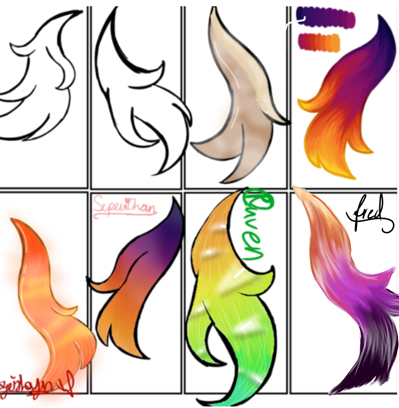 Hair collab! - ibisPaint