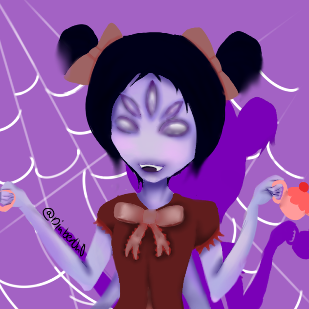 Muffet [Undertale speedpaint] - ibisPaint