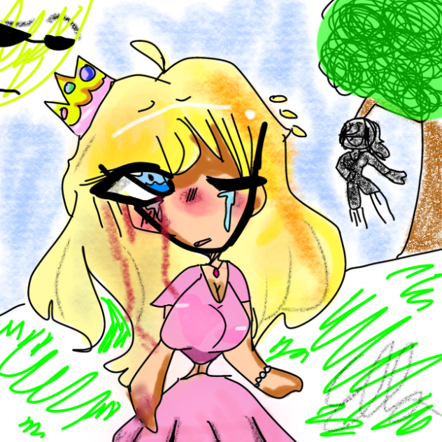 4 yr old stuck in their own drawing 🤓👆 - ibisPaint