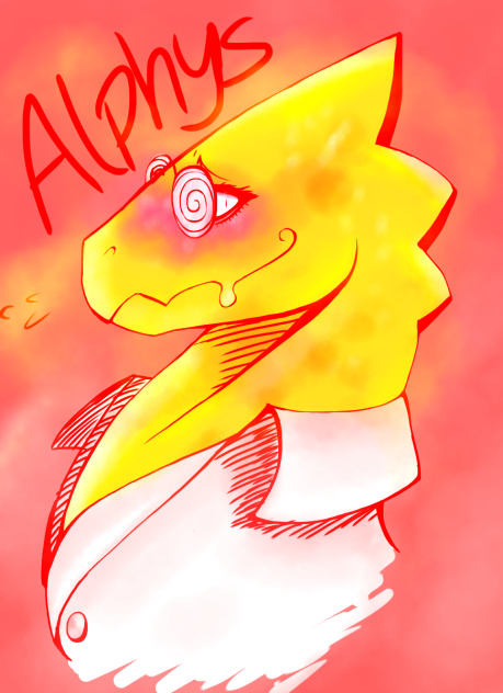 Alphys - Undertale - ibisPaint