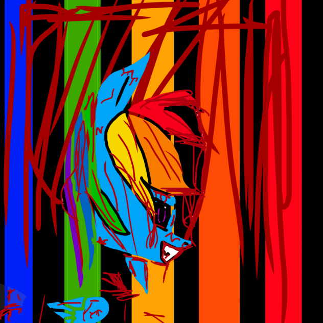 Rainbow factory Dash - ibisPaint