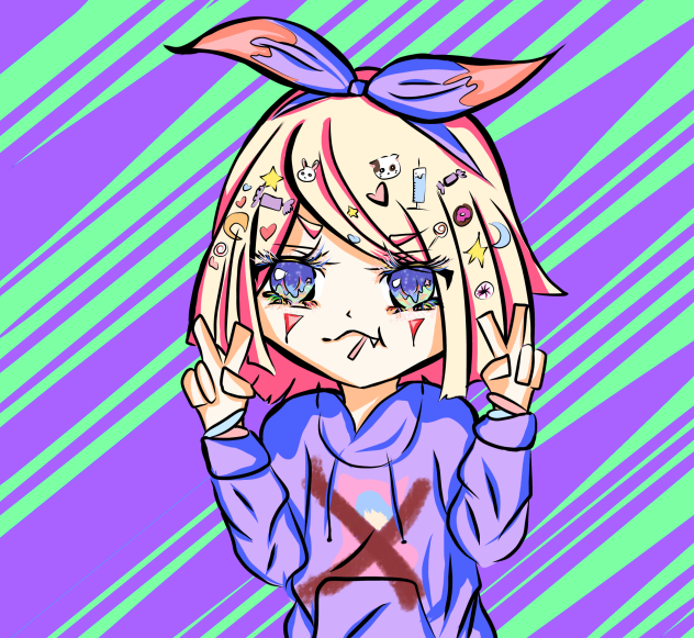 Funky Pastel Rin-chan - ibisPaint