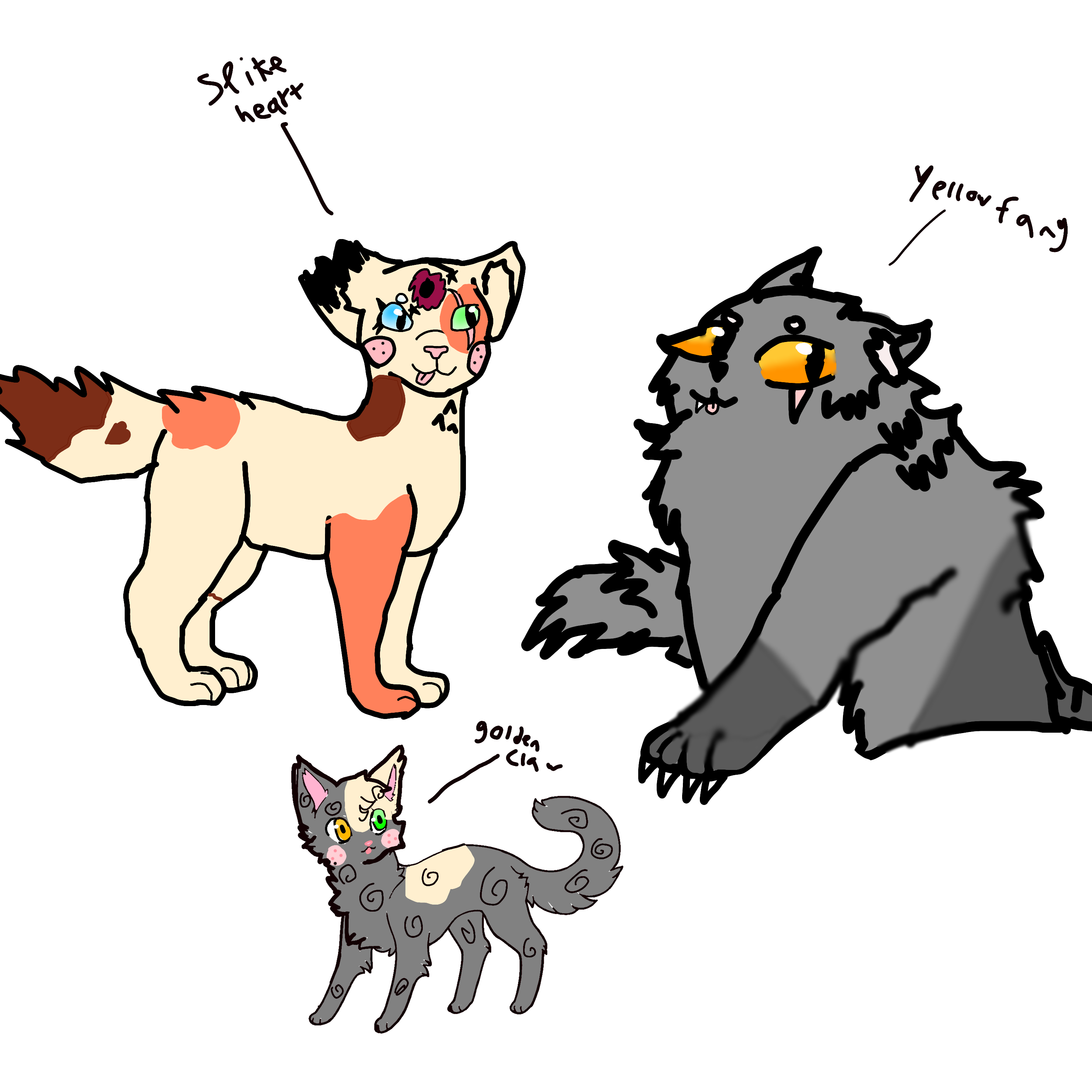 My oc Yellowfang and their kit - ibisPaint