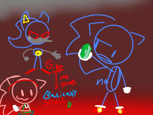 basically sonic CD cover thing - ibisPaint