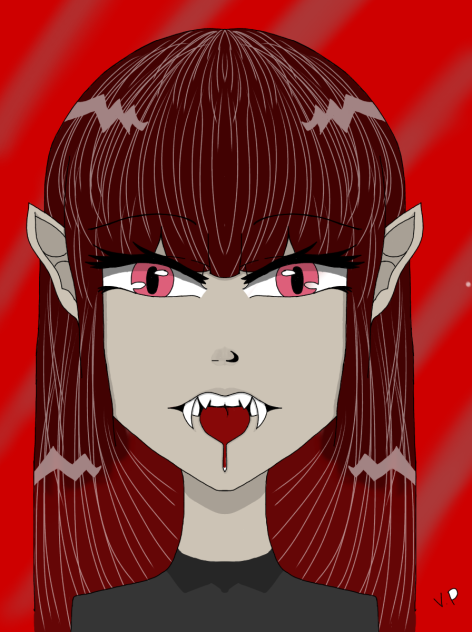 vamp girl😁 - ibisPaint