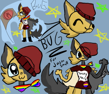 Art trade w Jason Small! This is Bug! - ibisPaint