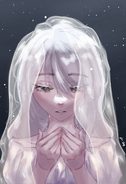 Winter and veil - ibisPaint