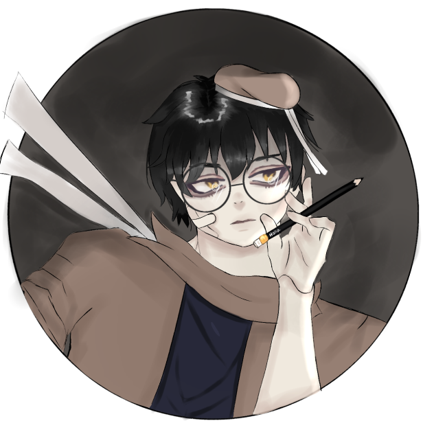 thinking detective - ibisPaint