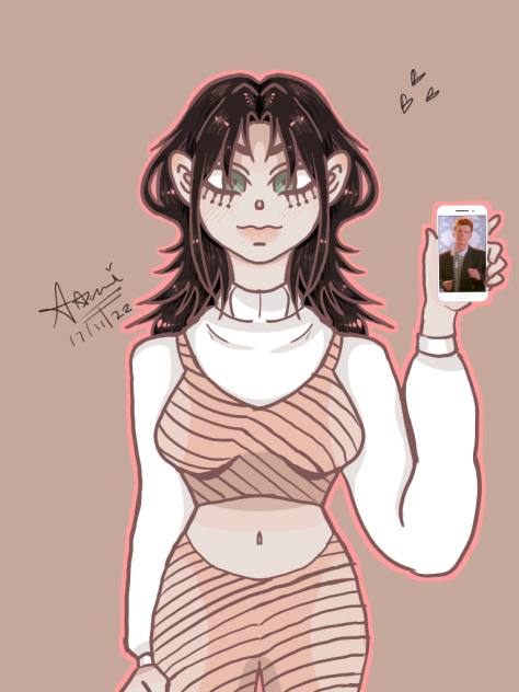 never gonna give you- - ibisPaint