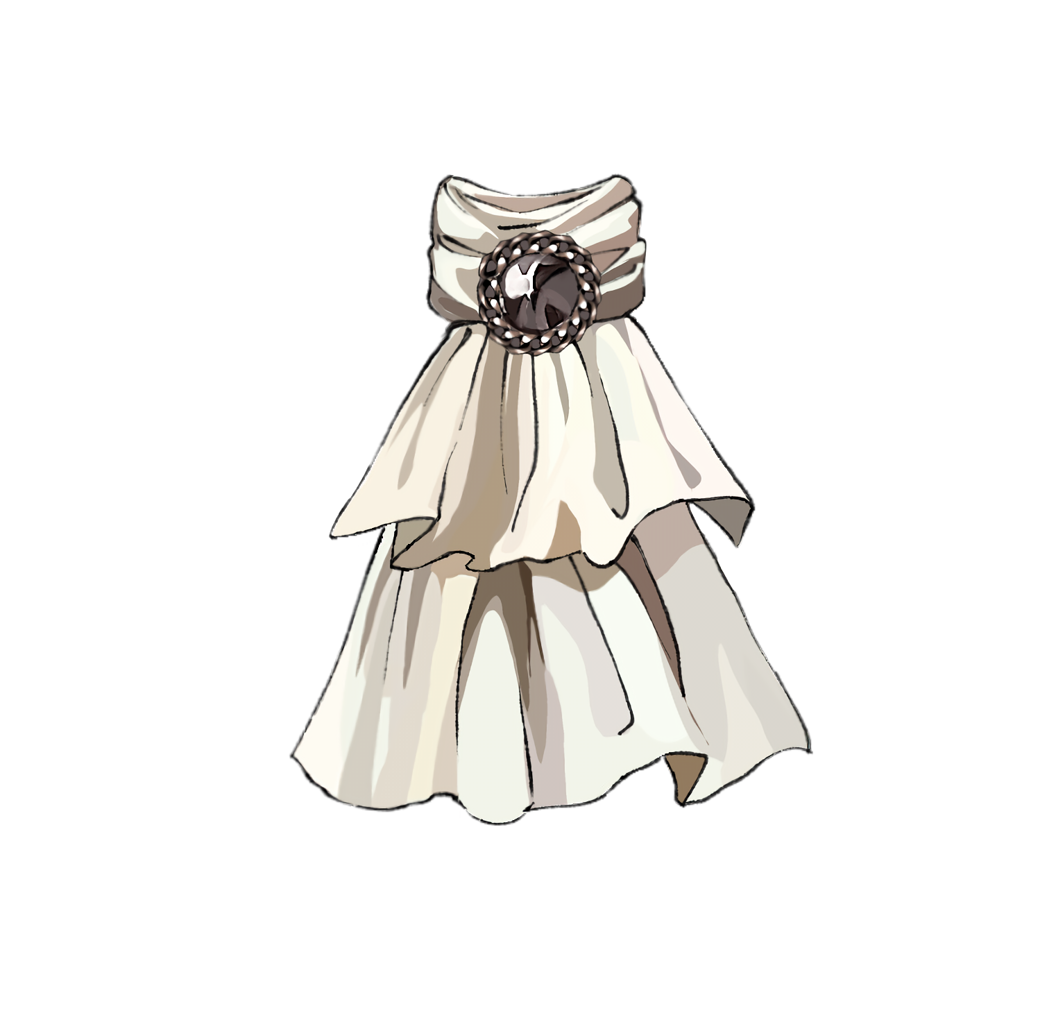 Jabot with accessory - ibisPaint